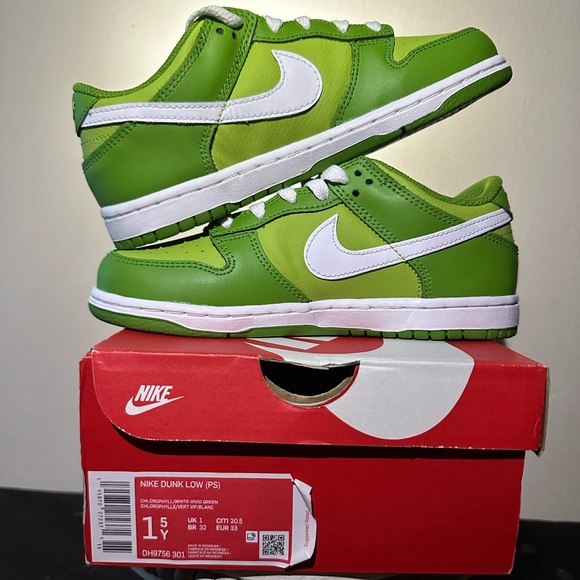 Nike | Shoes | Nike Dunk Low Ps Chlorophyll 5y | Poshmark